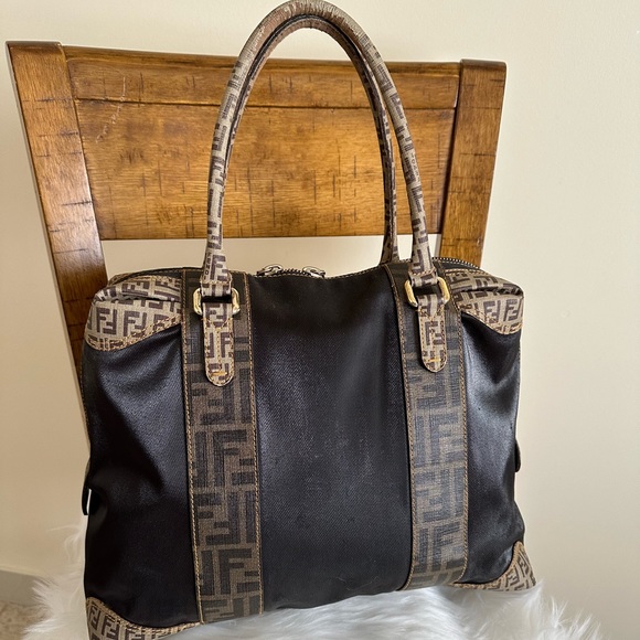 Fendi | Bags | Authentic Fendi Large Tote Bag Vintage | Poshmark
